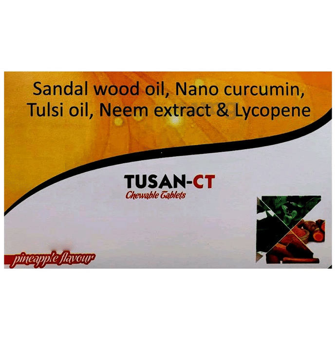 Tusan-CT Chewable Tablet Pineapple: Buy strip of 10 Chewable Tablets at ...