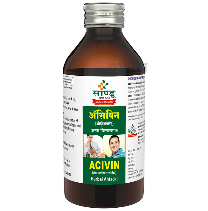 Sandu Acivin (Audumbaravleha) Herbal Antacid: Buy bottle of 200 ml ...