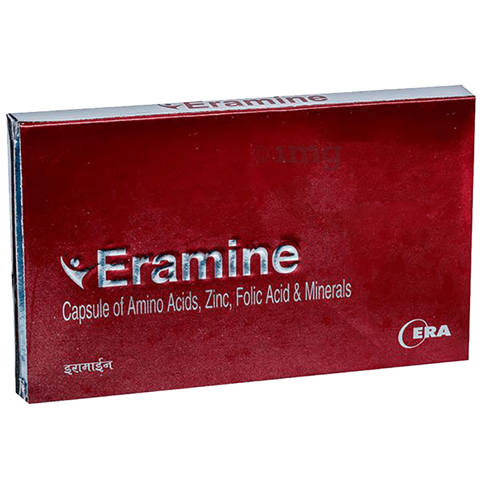 Eramine Capsule: Buy strip of 10 capsules at best price in India | 1mg
