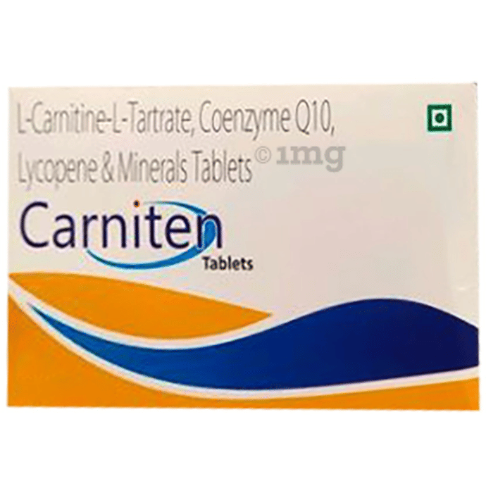 Carniten Tablet: Buy strip of 10 tablets at best price in India | 1mg
