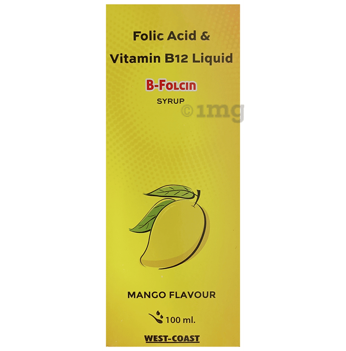 B-Folcin Syrup Mango: Buy bottle of 100 ml Syrup at best price in India ...