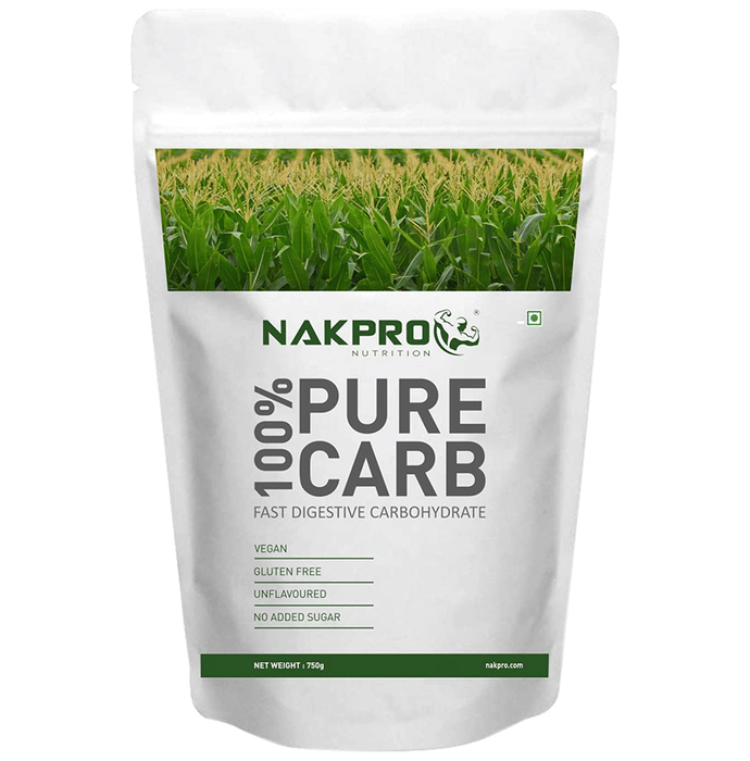Nakpro Nutrition 100% Pure Carb Powder: Buy packet of 750 gm Powder at ...