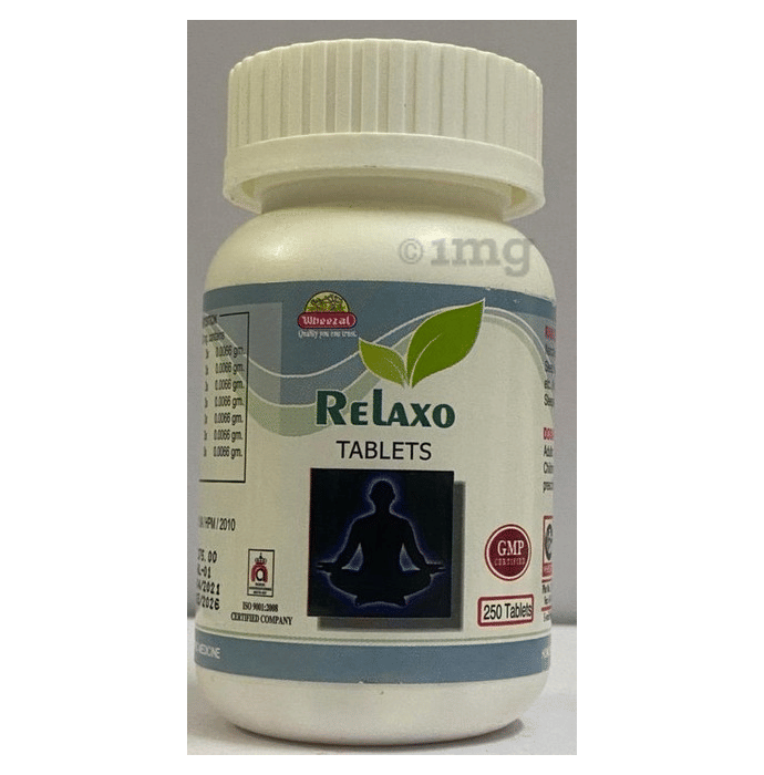 Wheezal Relaxo Tablet: Buy bottle of 250 tablets at best price in India ...