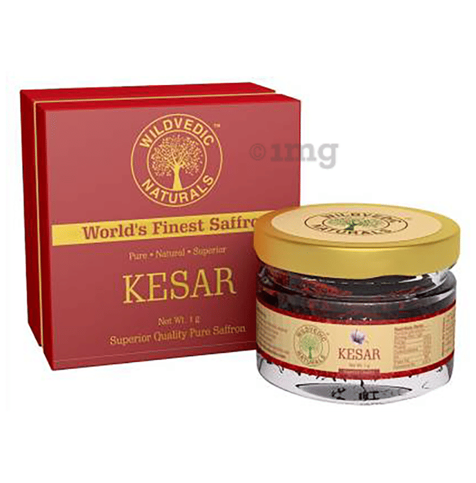 Wildvedic Naturals kesar: Buy jar of 1 gm Leaves at best price in India ...