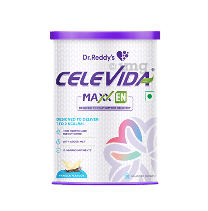 Dr. Reddy's Celevida Maxx EN Powder Vanilla: Buy jar of 400 gm Powder ...