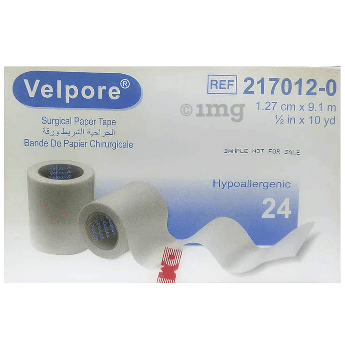 Velpore Surgical Tape 0.5inch x 10yard: Buy box of 24 tapes at best ...