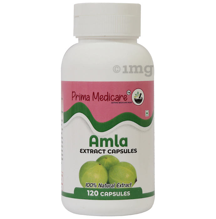 Prima Medicare Amla Extract Capsule: Buy bottle of 120 capsules at best price in India | 1mg