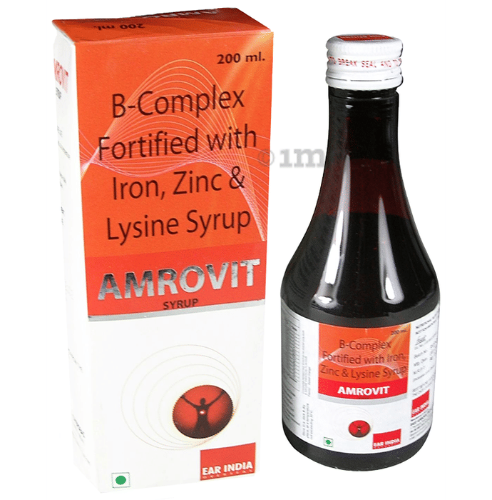 Amrovit Syrup: Buy bottle of 200 ml Syrup at best price in India | 1mg