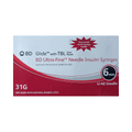 BD Glide with TBL Ultra-Fine Needle Insulin Syringes U40 31G 6mm ...