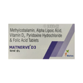 Matnerve D3 Tablet: Buy strip of 10.0 tablets at 𝗯𝗲𝘀𝘁 𝗽𝗿𝗶𝗰𝗲 in India | 1mg