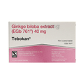 Tebokan 40MG with Ginkgo Biloba Extract Tablet: Buy strip of 10.0 ...
