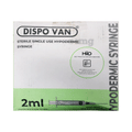 Dispovan Single use Syringe 2ml: Buy box of 100.0 syringes at 𝗯𝗲𝘀𝘁 ...