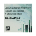 Calcar D3 Tablet: Buy strip of 15.0 tablets at best price in India | 1mg