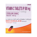 Combo Pack of Becosules Capsule (20) & New Celin 500 Tablet (25): Buy ...