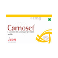 Carnoset Tablet: Buy strip of 10 tablets at best price in India | 1mg