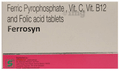 Ferrosyn Tablet: Buy strip of 10 tablets at best price in India | 1mg