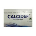 Calcidef Tablet: Buy strip of 10.0 tablets at best price in India | 1mg
