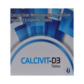 Calcivit-D3 Tablet: Buy strip of 10.0 tablets at 𝗯𝗲𝘀𝘁 𝗽𝗿𝗶𝗰𝗲 in India | 1mg