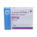 Evitol Tocotrienol Capsule with Omega 3 Fatty Acids Capsules |: Buy ...