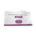 Aminos Tablet: Buy strip of 10.0 tablets at 𝗯𝗲𝘀𝘁 𝗽𝗿𝗶𝗰𝗲 in India | 1mg