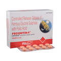 Fecontin-F Ferrous Glycine Sulphate with Folic Acid Tablet CR: Buy ...