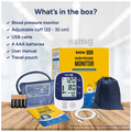 Digital Blood Pressure Monitor, One Touch Operation, BP Machine with ...