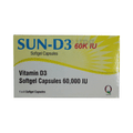 Sun-D3 60K Soft Gelatin Capsule: Buy strip of 4.0 soft gelatin capsules ...