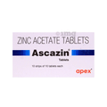 Ascazin Tablet: Buy strip of 10.0 tablets at 𝗯𝗲𝘀𝘁 𝗽𝗿𝗶𝗰𝗲 in India | 1mg