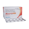 Richar CR 100 Tablet with Ferrous Ascorbate & Folic Acid: Buy strip of ...