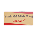 Uni-K2-7 Tablet: Buy strip of 10.0 tablets at best price in India | 1mg