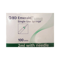 BD Emerald 2ml Syringe with 24G Needle: Buy box of 100.0 syringes at ...