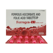 Ferrogen-XT Tablet For Folic acid Deficiency: Buy strip of 10.0 tablets ...