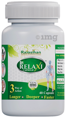Rajasthan Herbal International Dr. Relaxi Capsule: Buy bottle of 40.0 ...