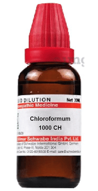 Dr Willmar Schwabe India Chloroformum Dilution 1000 CH: Buy bottle of ...