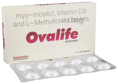 Ovalife Tablet with Myo-Inositol, Vitamin D3 & L-Methylfolate: Buy ...