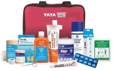 First Aid Kit | Compact Medical Kit for Home & Travel Use with ...