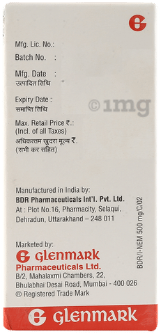Buy I Nem 500mg/500mg Injection Online: View Uses, Side Effects, Price ...