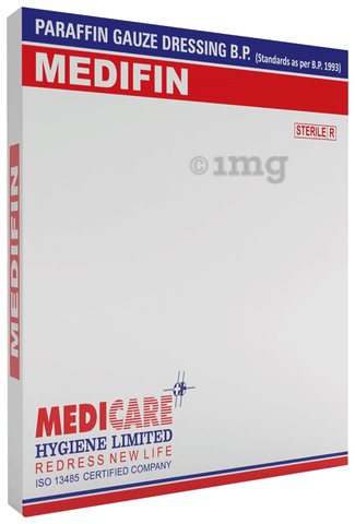 Medica Medifin Paraffin Gauze Dressing– Non-Adherent Wound Care ...