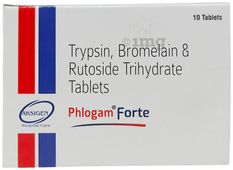 Buy Phlogam Forte 180mg/96mg/200mg Tablet Online: View Uses, Side ...