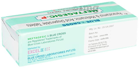 Buy Meftagesic P 50mg/125mg Tablet DT Online: View Uses, Side Effects ...