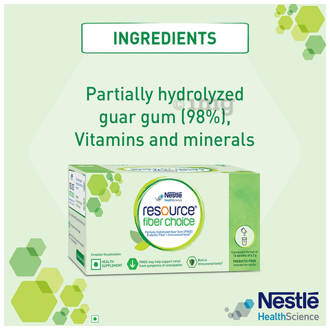 Nestle Resource Fiber Choice, Partially Hydrolyzed Guar Gum (PHGG ...