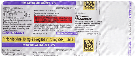 Buy Mahagaba NT 75mg/10mg Tablet Online: View Uses, Side Effects, Price ...