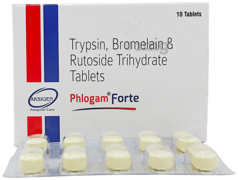Buy Phlogam Forte 180mg/96mg/200mg Tablet Online: View Uses, Side ...