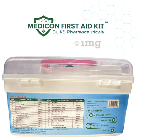 Medicon First Aid Kit: Buy box of 1.0 Kit at best price in India | 1mg