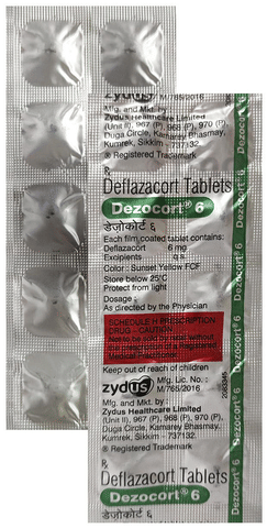 Buy Dezocort 6mg Tablet Online: View Uses, Side Effects, Price ...