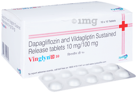 Buy Vinglyn D 10mg/100mg Tablet Online: View Uses, Side Effects, Price ...