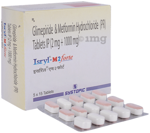 Buy Isryl-M 2 Forte Tablet PR Online: View Uses, Side Effects, Price ...