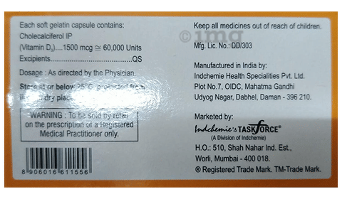 Buy D Vita 60K Capsule Online: View Uses, Side Effects, Price ...