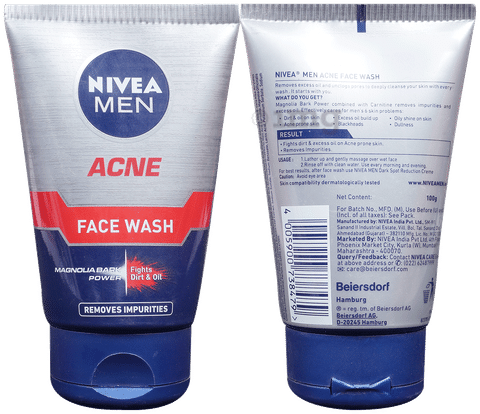 Nivea men acne face wash store