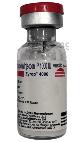 Buy Zyrop 4000 Injection Online: View Uses, Side Effects, Price ...